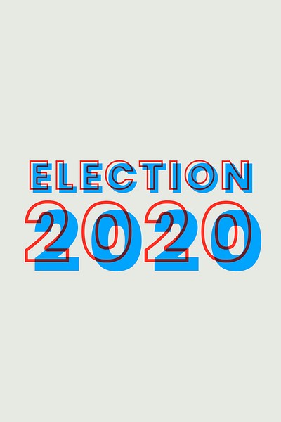 Election 2020 multiply font psd | Free PSD - rawpixel
