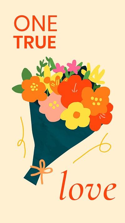 One true love template, Valentine’s | Premium PSD Template - rawpixel