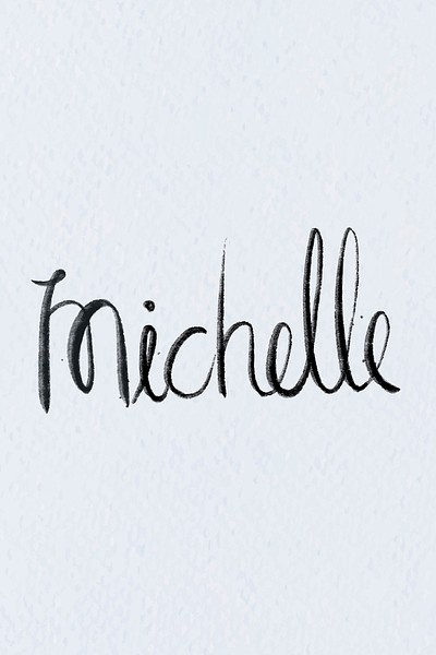 Hand drawn Michelle vector font | Free Vector - rawpixel