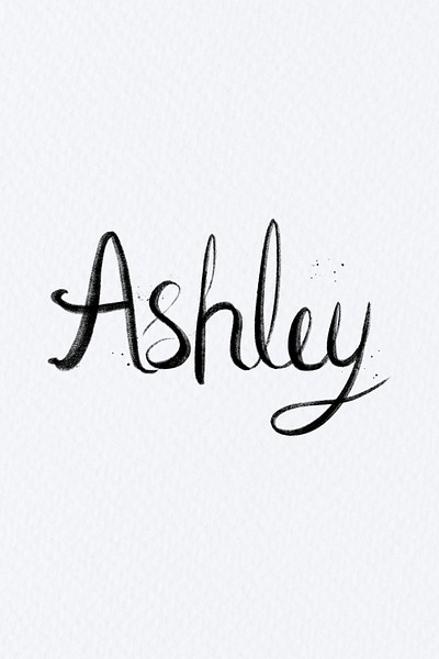 Hand drawn Ashley psd font | Free PSD - rawpixel