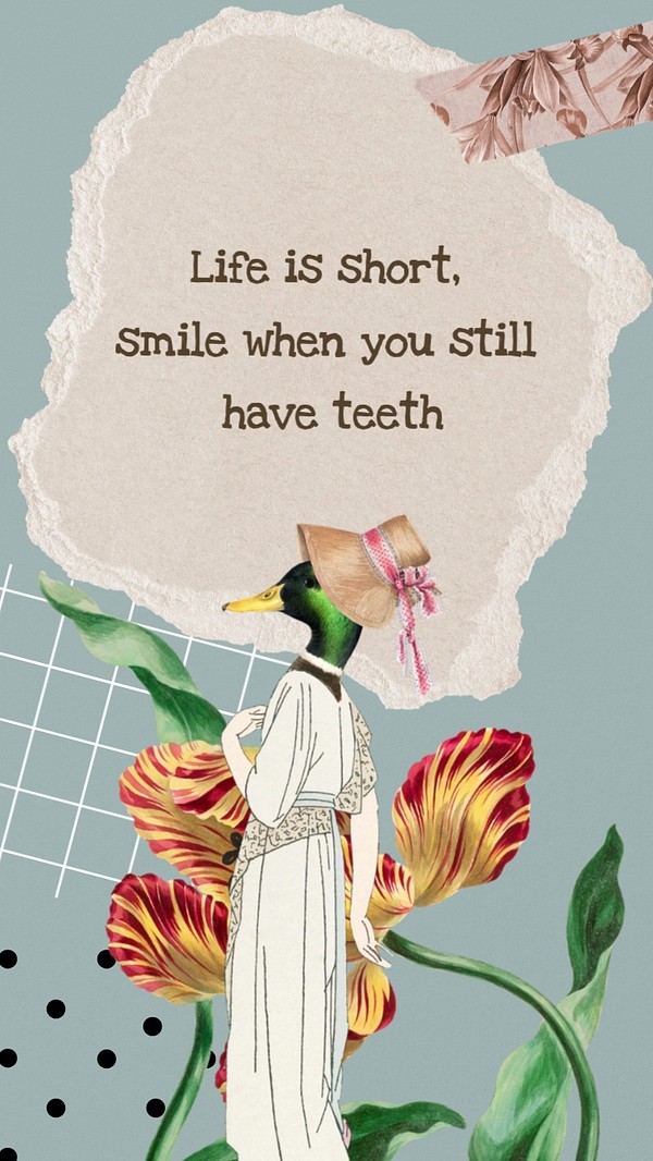 Duck collage phone wallpaper template, | Free Editable Template - rawpixel