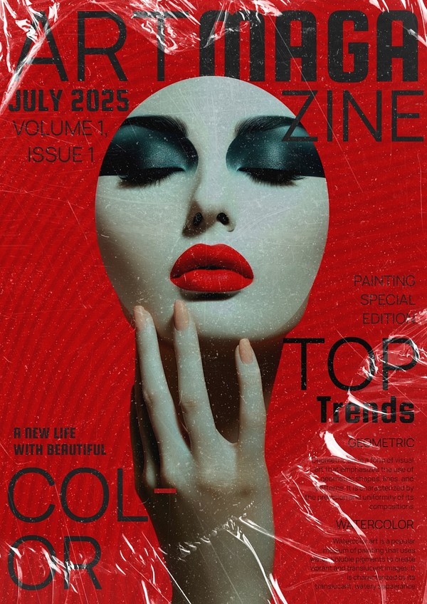Art magazine poster template | Premium Editable Template - rawpixel