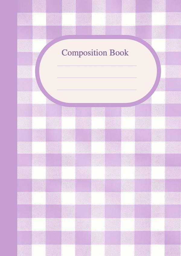 Composition book planner template, editable | Premium Editable Template ...