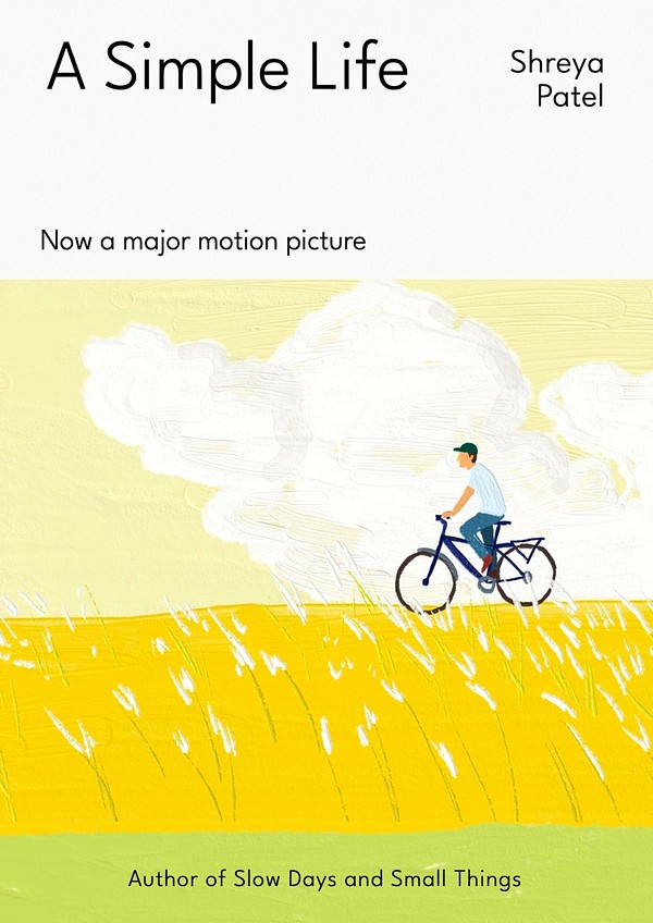 Simple life book cover template | Premium Editable Template - rawpixel