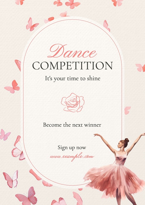 Dance competition poster template | Premium Editable Template - rawpixel