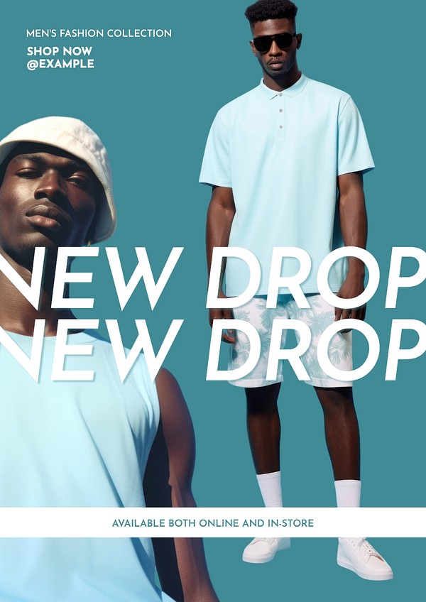 New drop poster template | Premium Editable Template - rawpixel