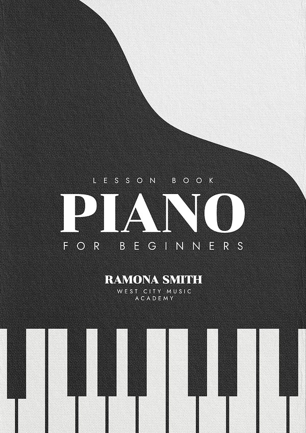 Music lesson book cover template | Premium Editable Template - rawpixel