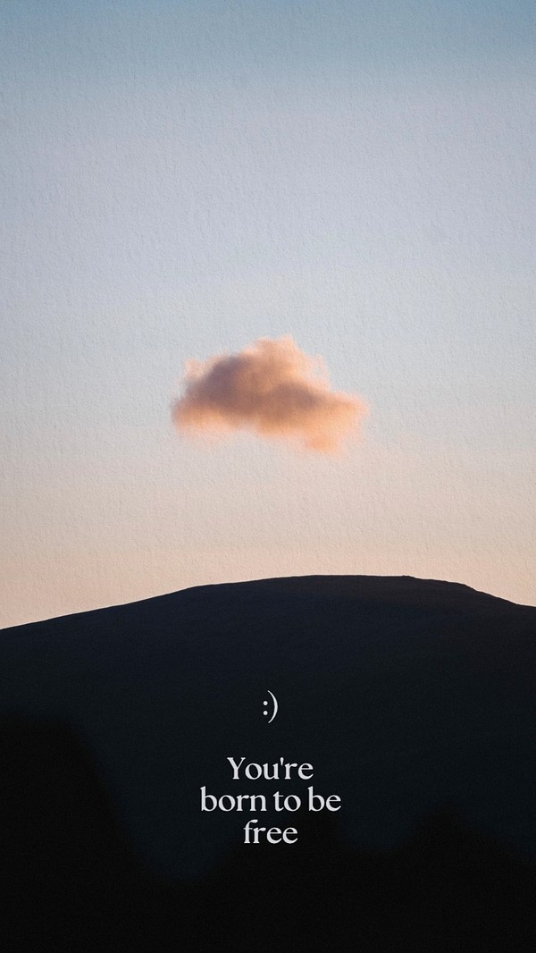 Born free quote Facebook story | Premium Editable Template - rawpixel