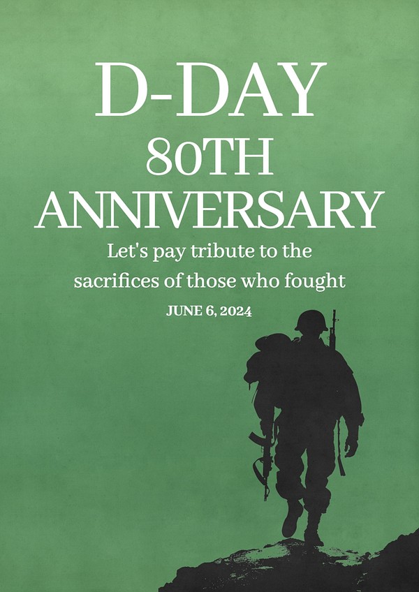 D-day anniversary poster template | Premium Editable Template - rawpixel