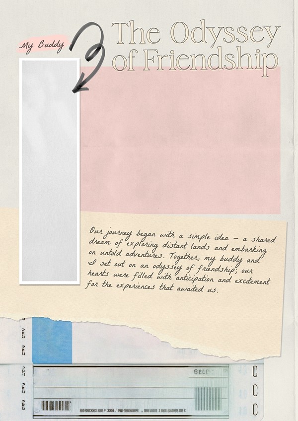 Journal poster template | Free Editable Template - rawpixel