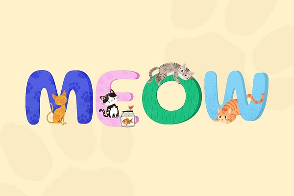 The Cat Font | Premium Editable Design - rawpixel
