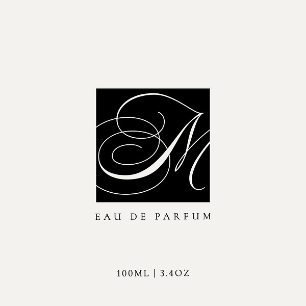 Perfume label template, editable business | Premium Logo Maker - rawpixel