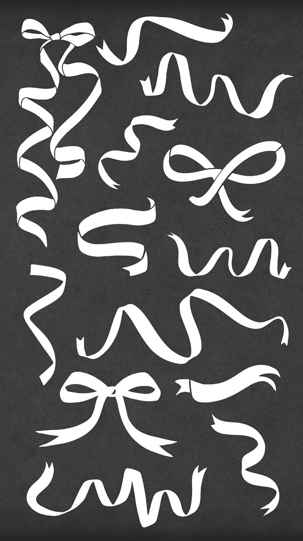 Editable white ribbon set | Premium Editable Design - rawpixel