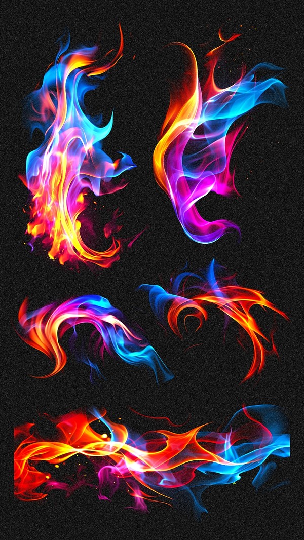 Fire effect isolated element set | Premium Editable Design - rawpixel