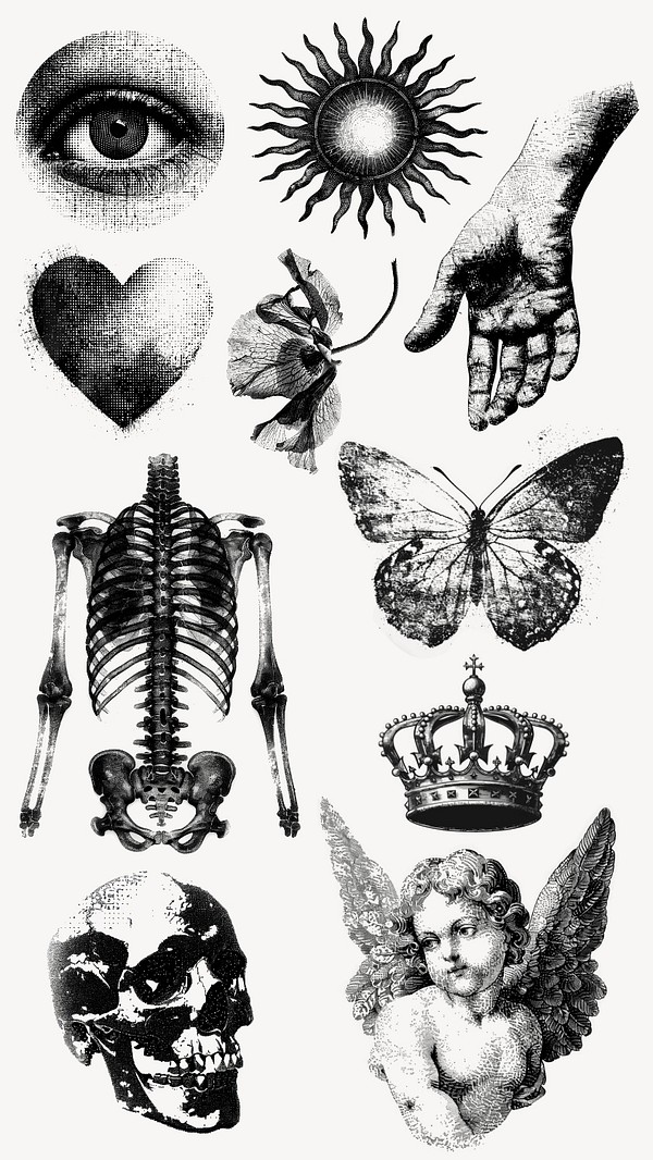 Editable photocopy design element set | Premium Editable Design - rawpixel