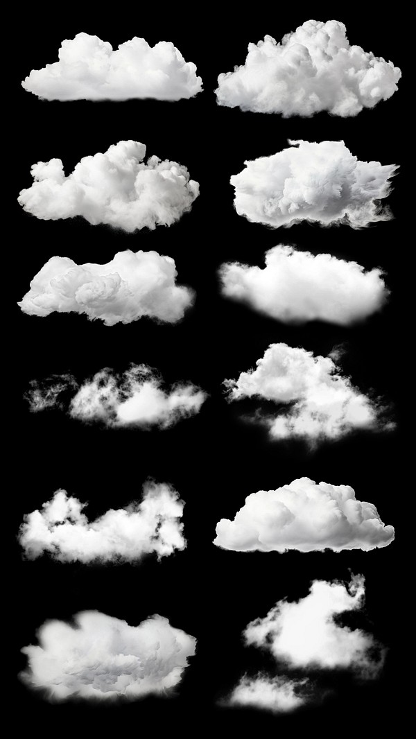 Editable cloud effect design element | Premium Editable Design - rawpixel