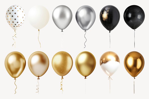 Editable Luxury party balloon design | Premium Editable Design - rawpixel