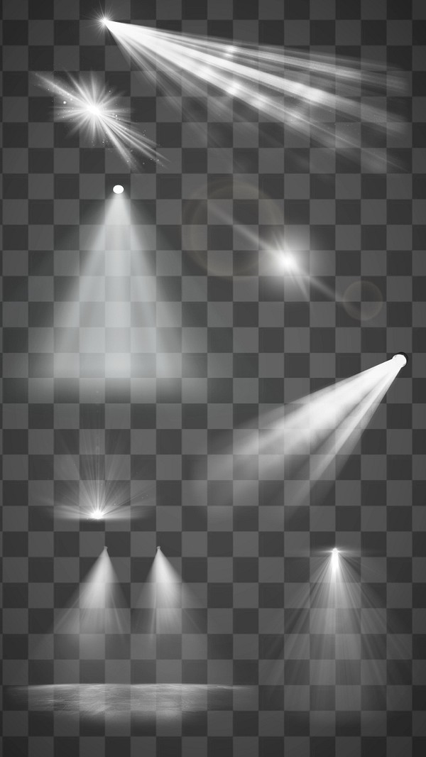 Editable light effect design element | Premium Editable Design - rawpixel