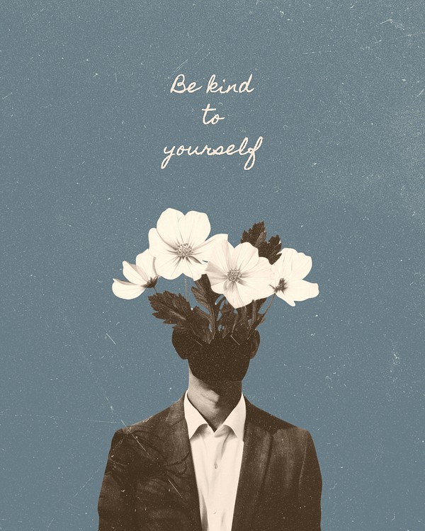 Kind yourself, Instagram post template, | Free Editable Template - rawpixel
