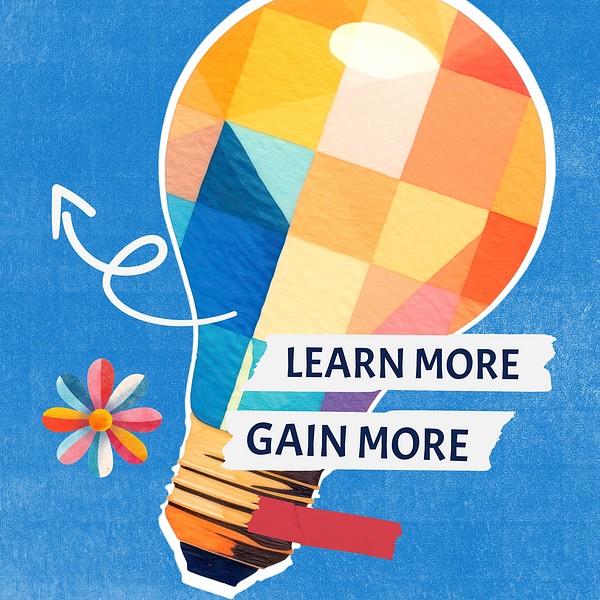 Learn more gain more quote | Free Photo - rawpixel