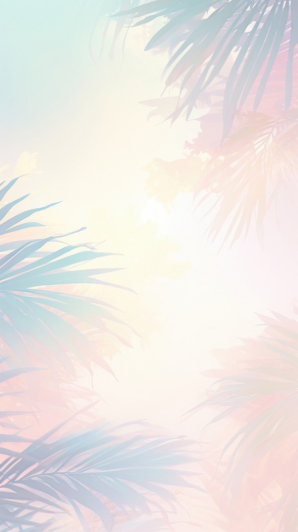 Blurred gradient Palm tree vegetation | Free Photo Illustration - rawpixel