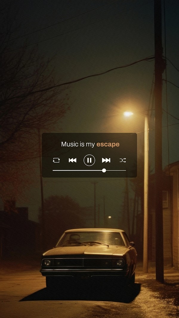 Music is my escape Instagram | Premium Photo - rawpixel