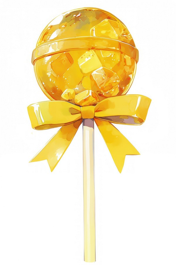 Golden candy with ribbon | Premium Photo Illustration - rawpixel