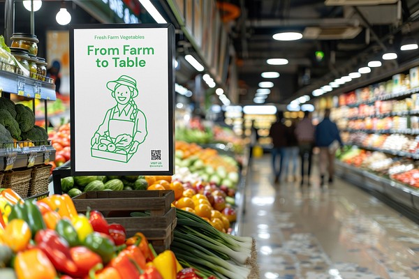 Vibrant grocery store digital signage | Premium Photo - rawpixel
