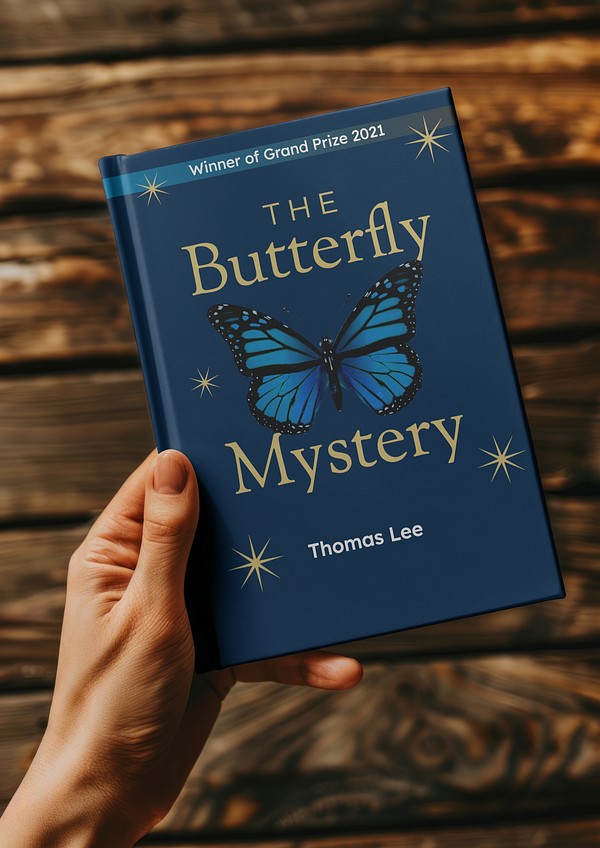 Award-winning butterfly mystery book mockup | Premium PSD Mockup - rawpixel