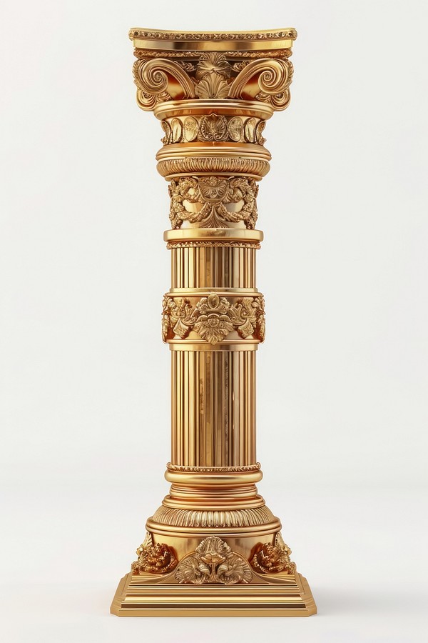 Buddhist Ashoka Pillar architecture column | Premium Photo Illustration ...