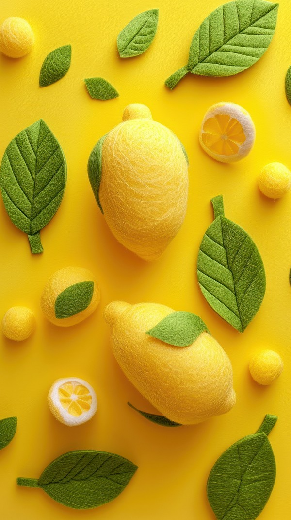 Wallpaper felt lemon backgrounds fruit | Premium Photo - rawpixel