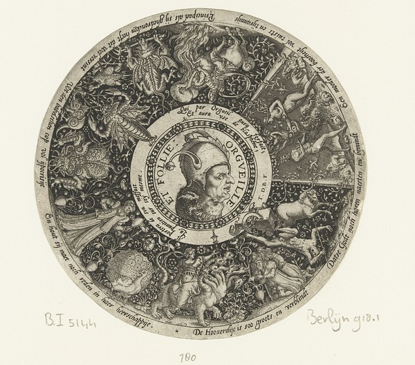 Medaillon met de Dwaasheid en | Free Photo Illustration - rawpixel