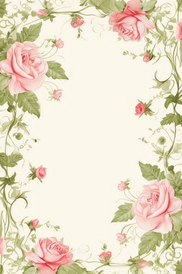 Rose thorn frame backgrounds pattern | Free Photo Illustration - rawpixel