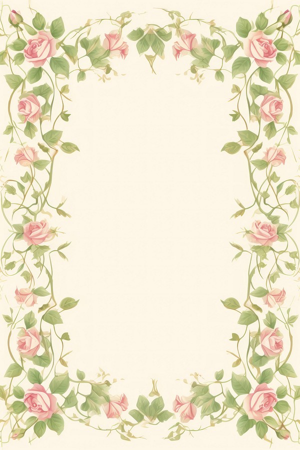 Rose thorn frame backgrounds pattern | Free Photo Illustration - rawpixel