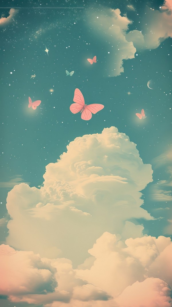Cute wallpaper cloud sky outdoors. | Premium Photo Illustration - rawpixel