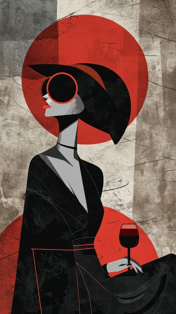 Painting cartoon cosmopolitan refreshment. | Free Photo Illustration ...