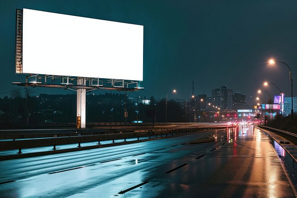 Motorway billboard advertisement road | Free Photo - rawpixel