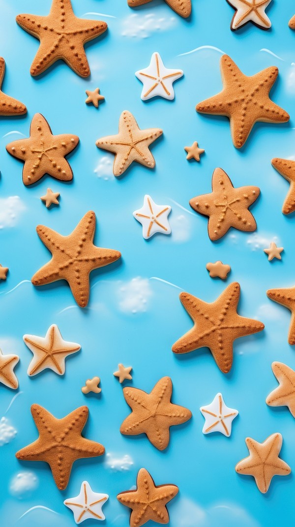 Cute Summer gingerbread backgrounds dessert. | Premium Photo ...