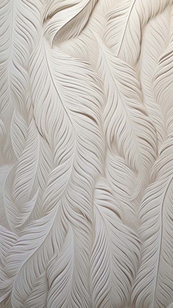 Feather wallpaper pattern white | Free Photo Illustration - rawpixel