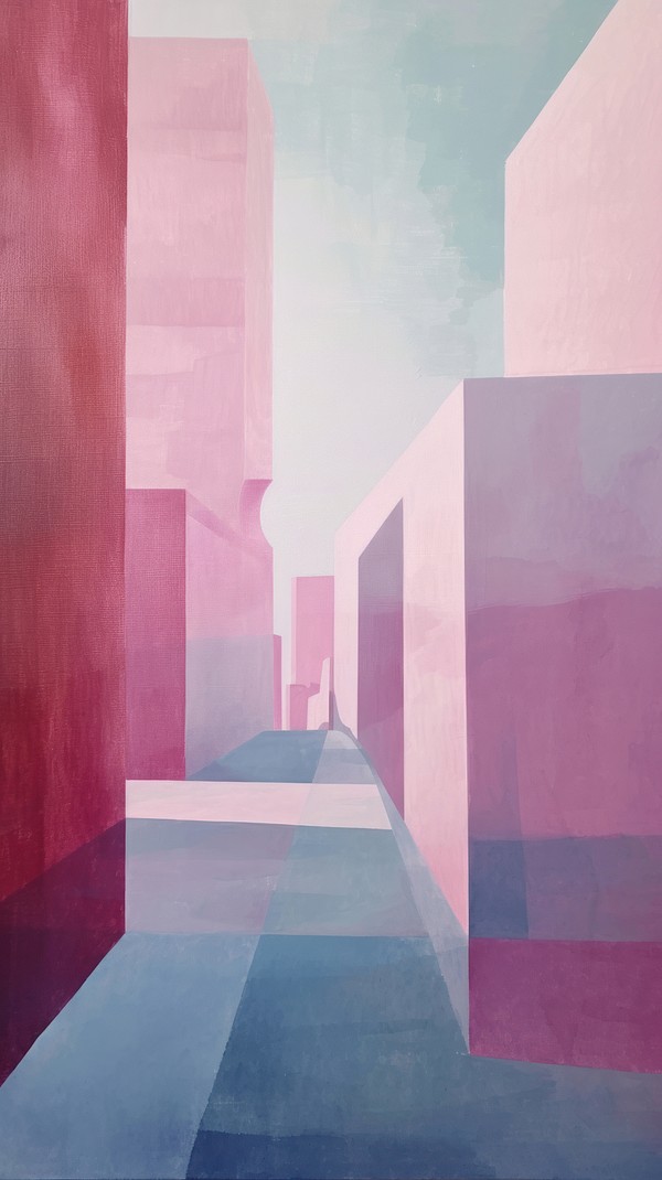 Painting building architecture corridor | Free Photo Illustration ...