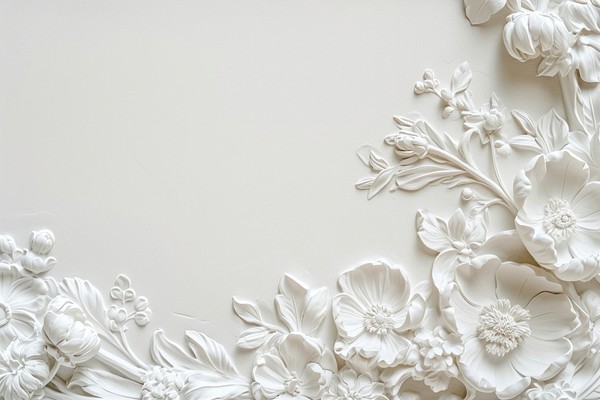 Bas-relief floral frame sculpture texture | Free Photo - rawpixel