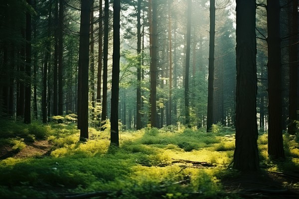 Landscape forest green wilderness. | Premium Photo - rawpixel