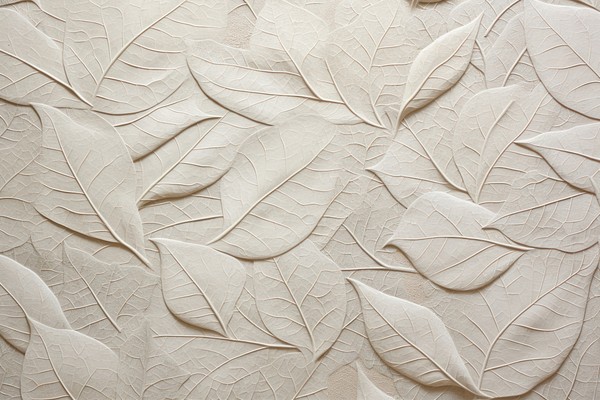 Leaf pattern paper wall backgrounds. | Premium Photo - rawpixel
