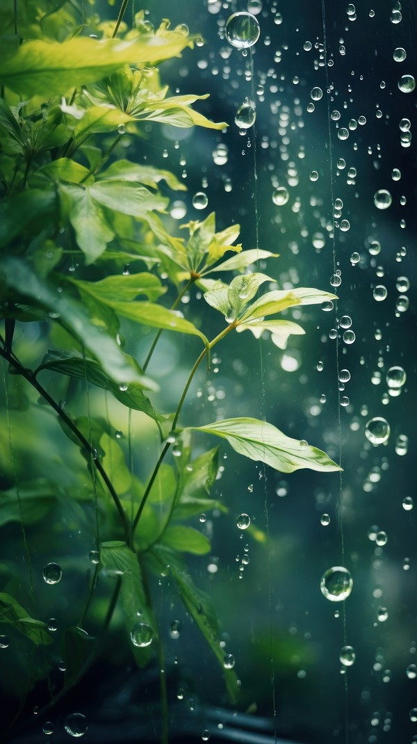 rain scene plant outdoors nature | Free Photo - rawpixel