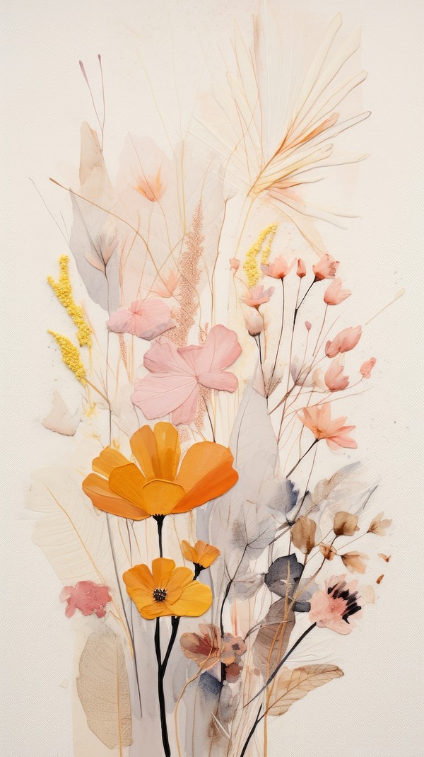 Wildflower painting plant art. | Free Photo Illustration - rawpixel