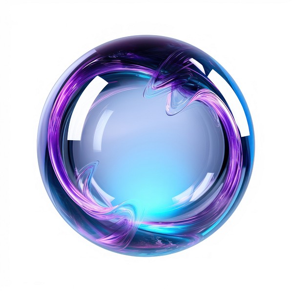 Neon bubble sphere purple violet. | Premium Photo Illustration - rawpixel