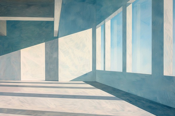 Empty room painting architecture flooring. | Free Photo Illustration ...