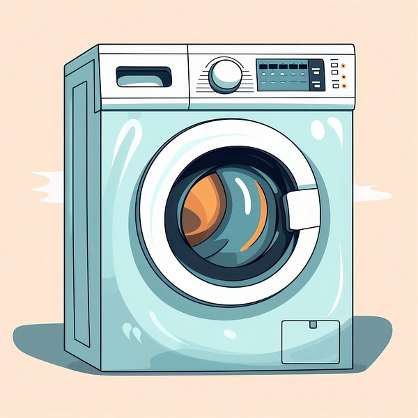 Washing machine flat vector illustration | Free Photo Illustration ...
