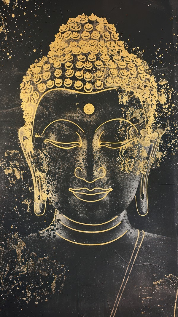 Silkscreen paper buddha worship wedding | Free Photo Illustration ...