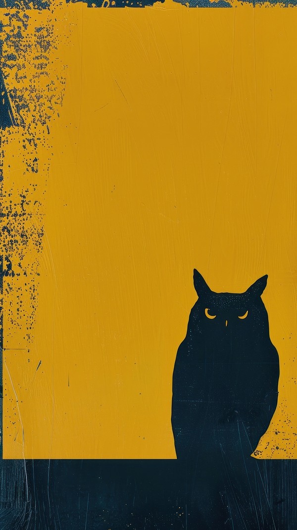 Owl cat painting animal. | Free Photo Illustration - rawpixel